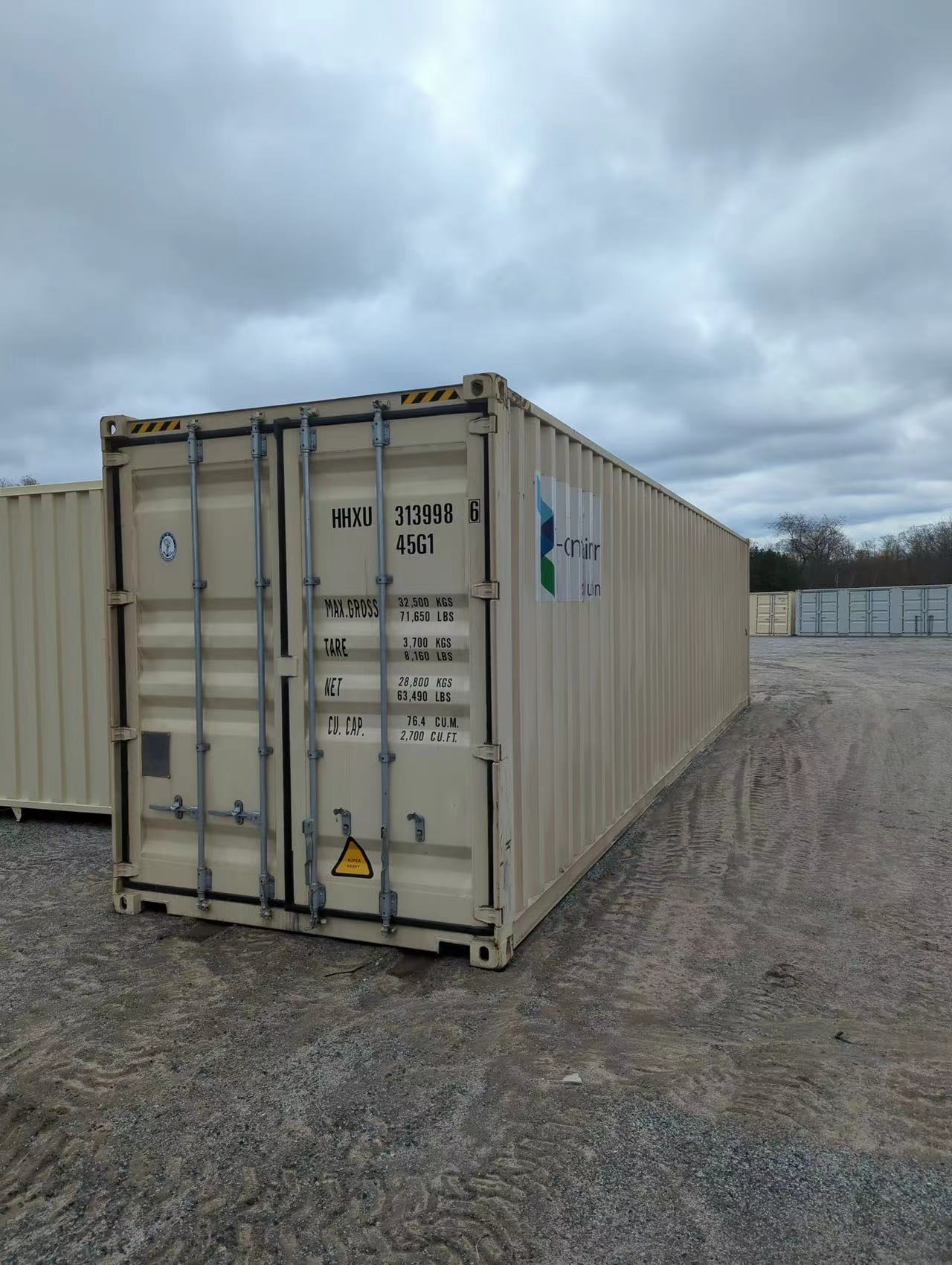40′ High-cube containers (Two-Trip)